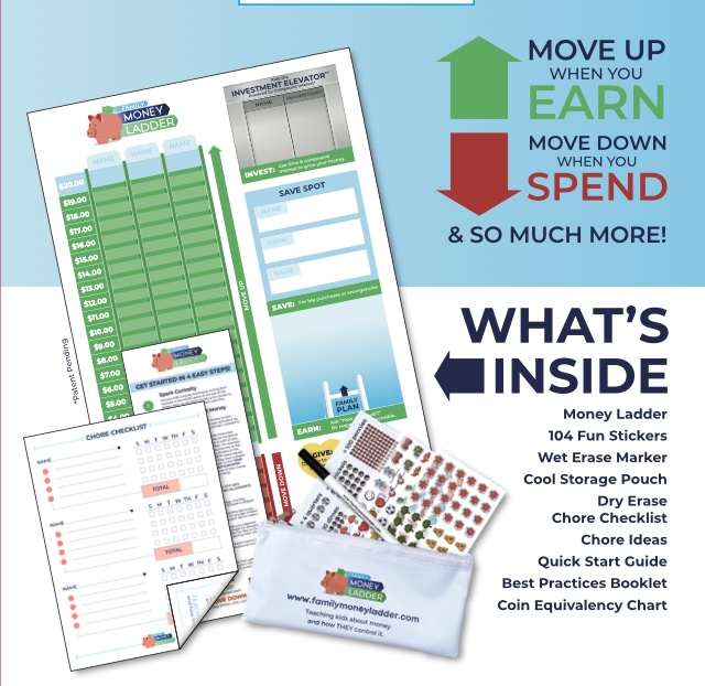 NON-MAGNETIC FAMILY MONEY LADDER | Family Money Ladder